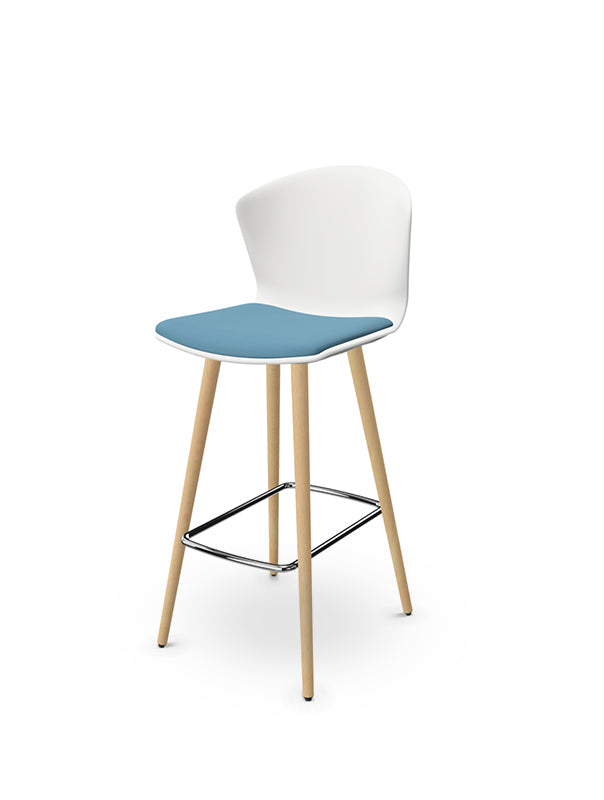 Actiu Whass Wooden Legs Stool | NPS Commercial Furniture
